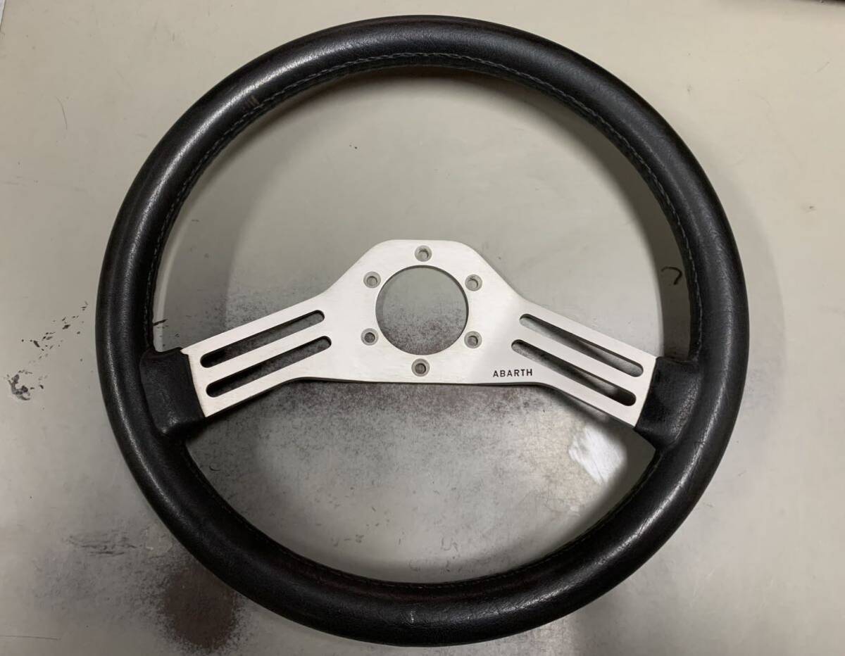Yahoo!オークション - アウトビアンキ A112 アバルト 純正ステアリング...
