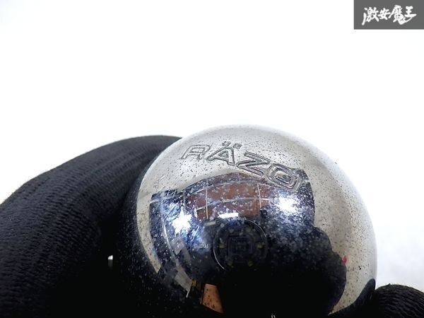 Yahoo!オークション - RAZO 汎用 MT マニュアル シフトノブ ノブ 丸型 ...