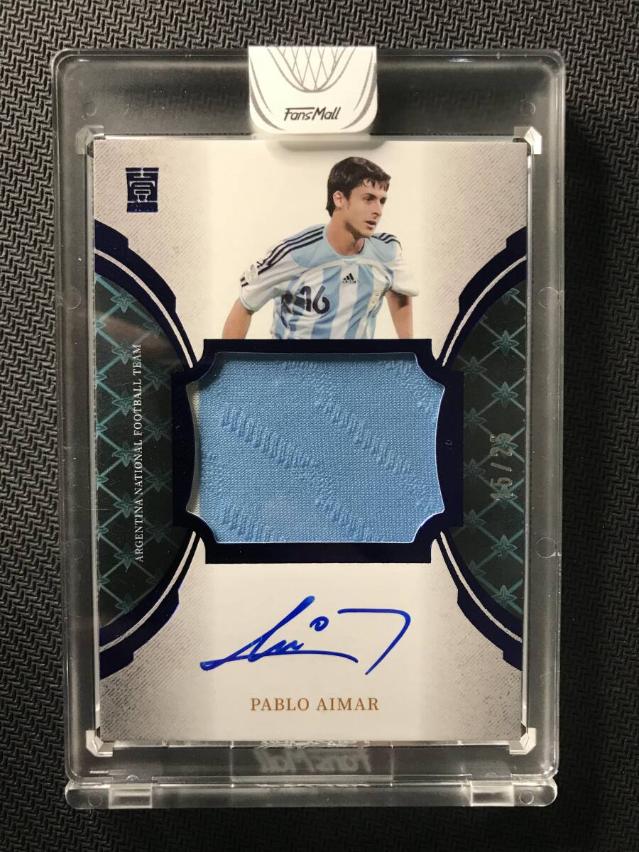 Yahoo!オークション - 002 Pablo Aimar 2022 FANSMALL ARGENTINA 直筆...