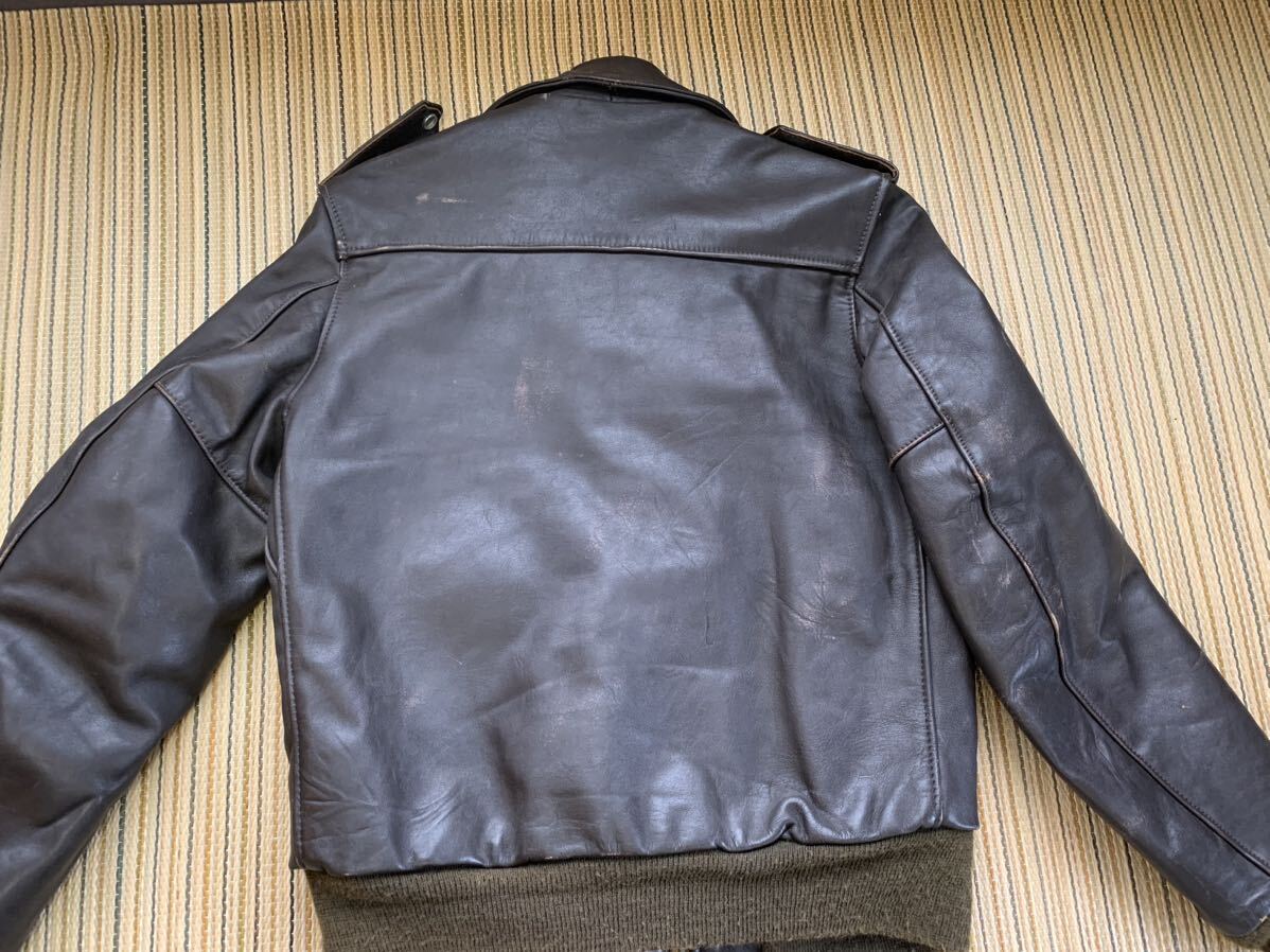 Schott フライトジャケット I S 674 M S 36 ショット 革ジャン Schott フライトジャケット I S 674 M S 36 ショット 革ジャン