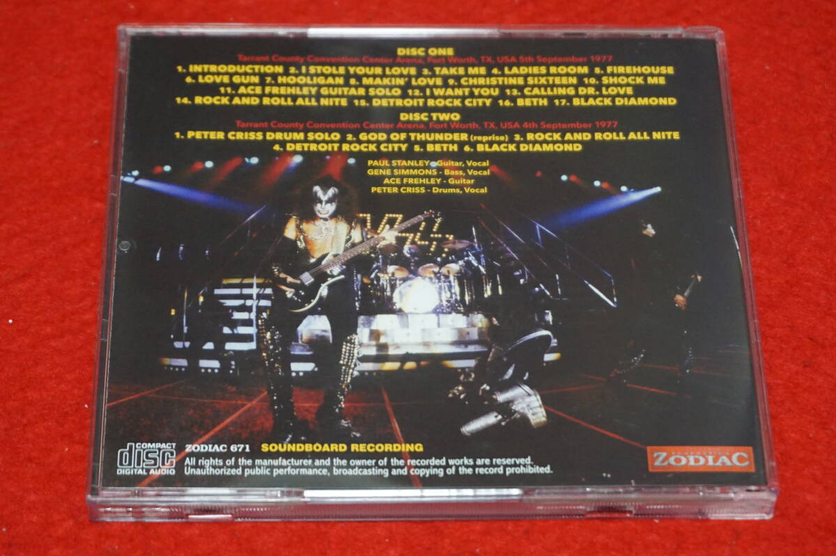 Yahoo!オークション - 【2枚組CD】KISS / Fort Worth 1977 Soundboard ...