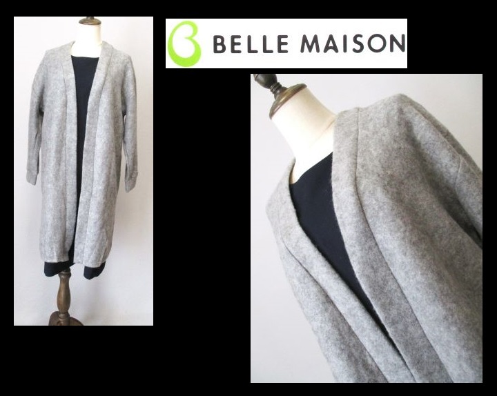 Yahoo!オークション - 【005-133】BELLEMAISONベルメゾン 新品杢グレー...