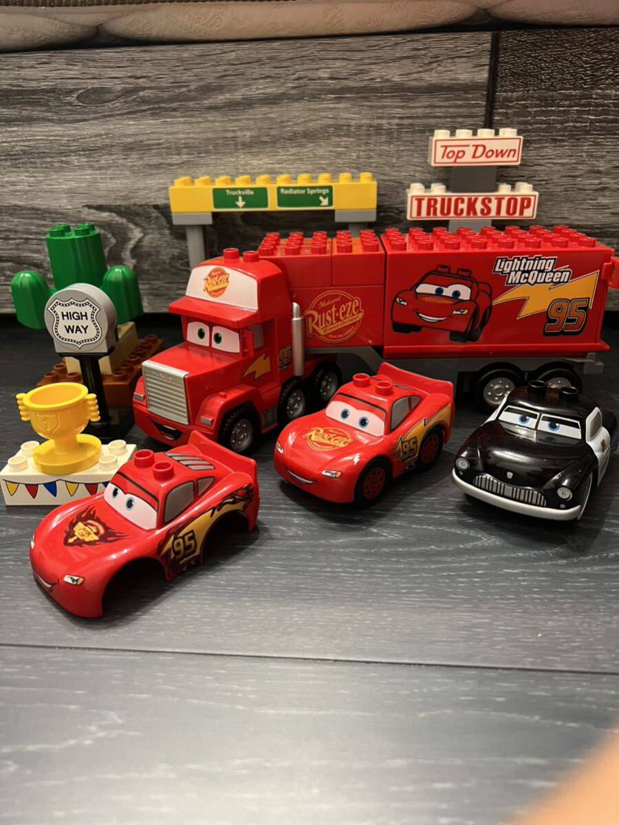 Yahoo!オークション - 5816 レゴ デュプロ カーズ レアパーツ トレーラ...