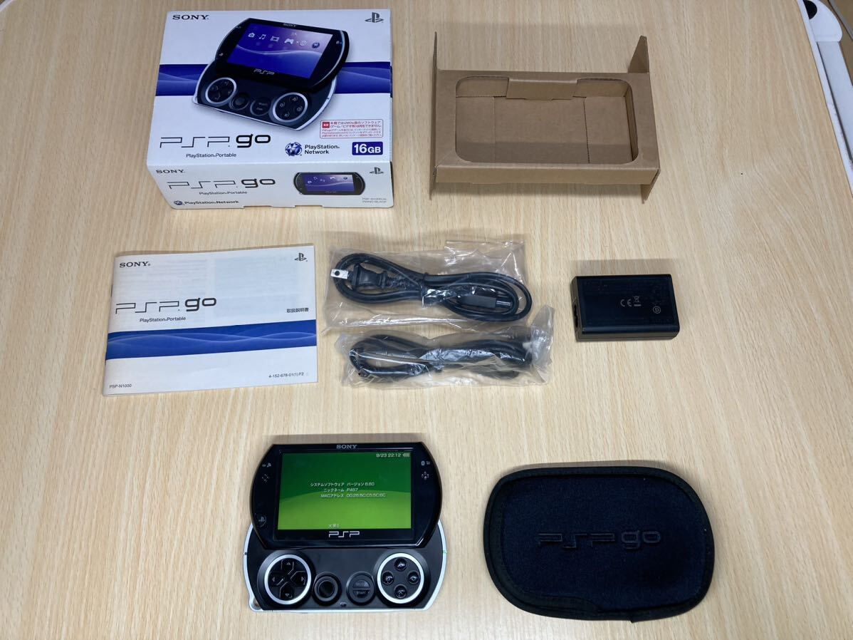 Yahoo!オークション - 美品 PSPgoブラック SONY ソニー プレイステーシ...