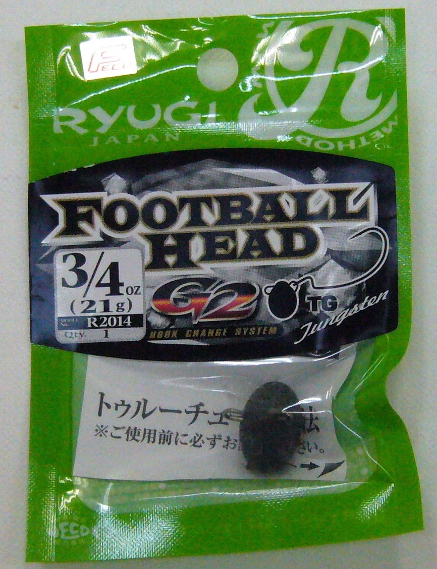 Yahoo!オークション - リューギ フットボールヘッドTG 3/4oz (21g) 3