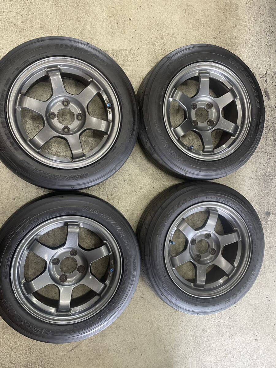 Yahoo!オークション - TE37 14×6.5J +15 PCD100 ロードスター等に レ...