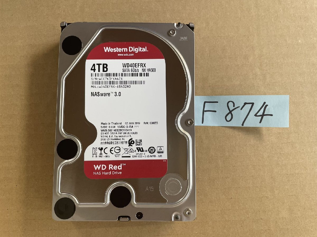 Yahoo!オークション - 送料無料 Western Digital WD40EFRX Red 4TB 3.5...