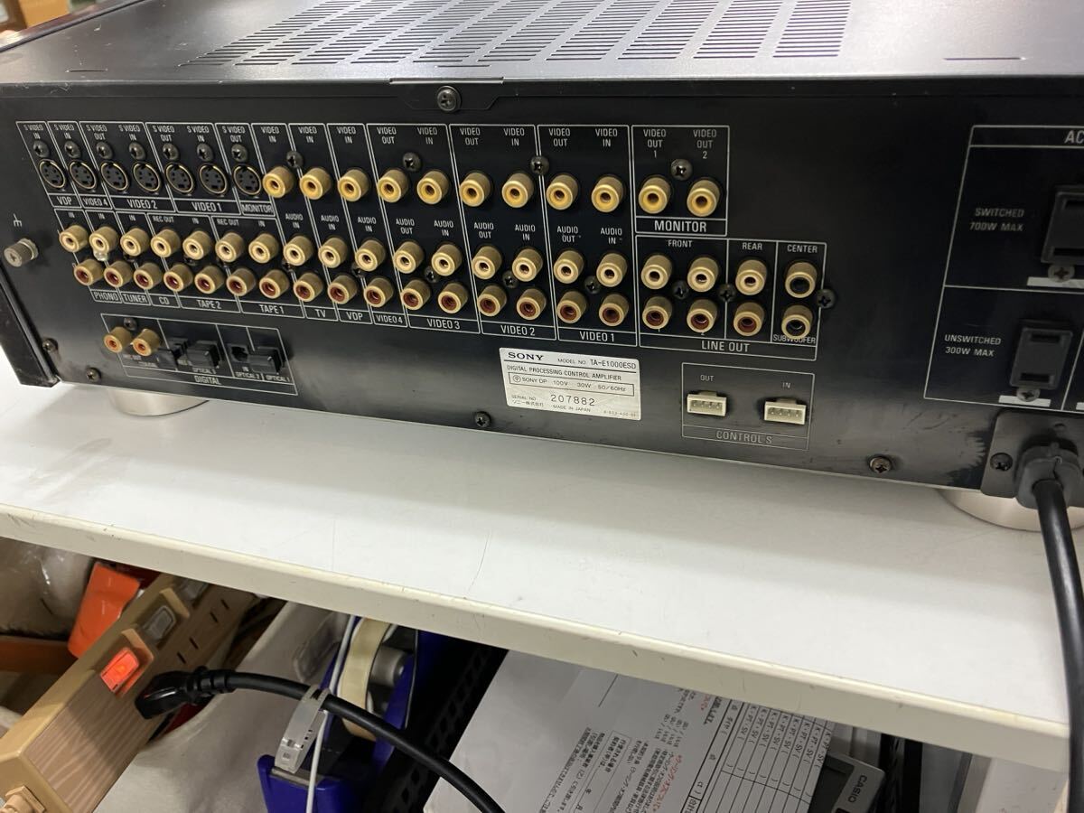 Yahoo!オークション - K2409-3055 SONY AVコントロールアンプ TA-E1000...