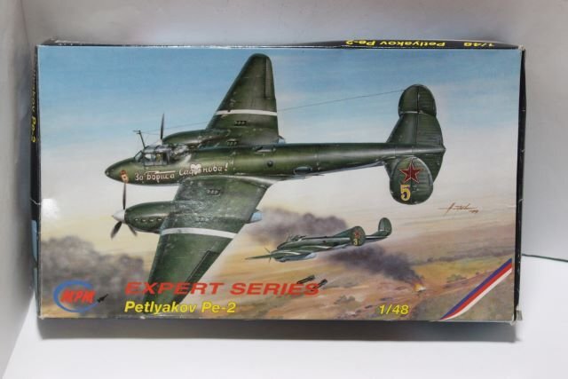 Yahoo!オークション - MPM 1/48 EXPERT SERIES Petlyakov Pe-2 プラモ...