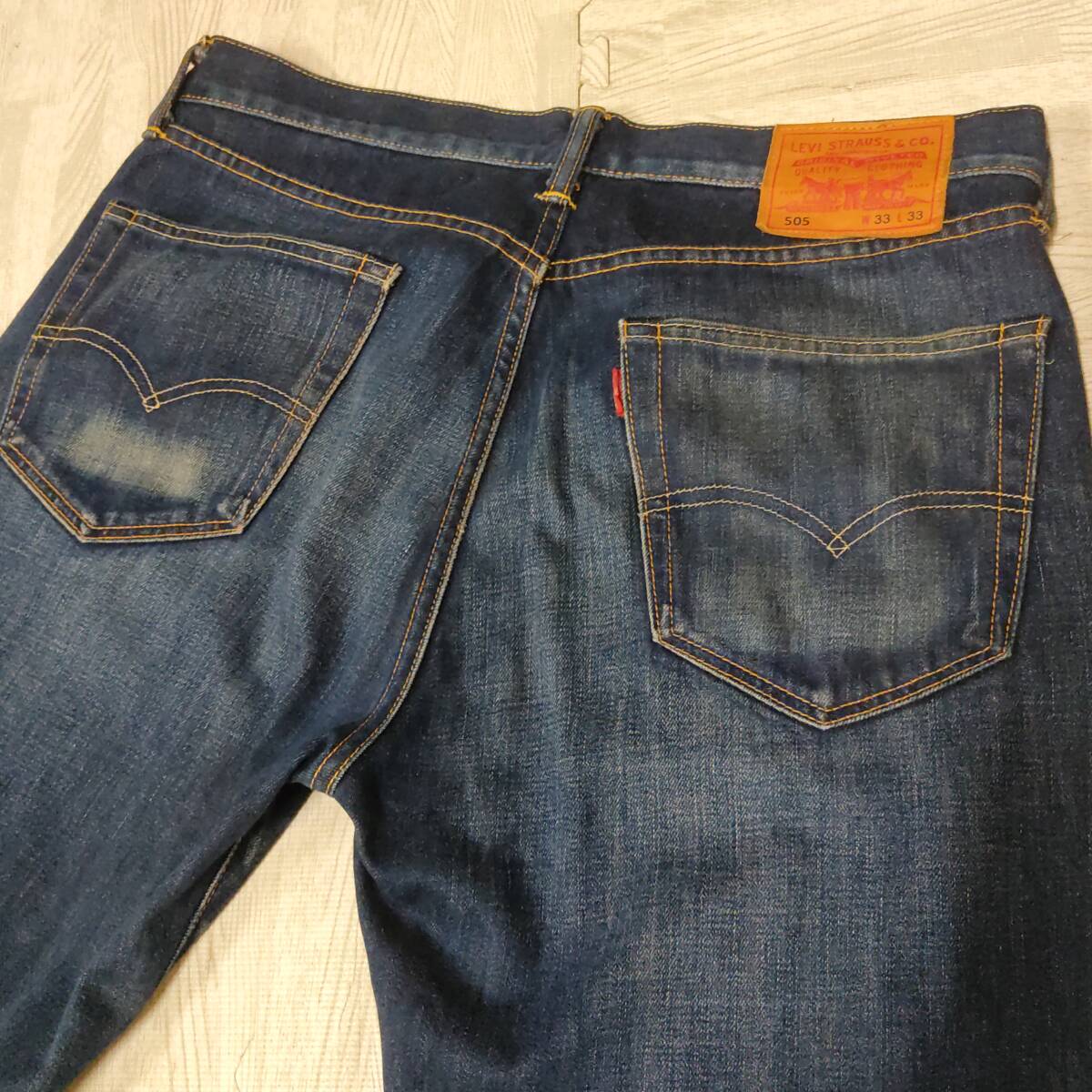 Levi's 505 W33 L33 股下83cm 135周年モデル ボタン裏3029 紺 Levi's 505 W33 L33 股下83cm 135周年モデル ボタン裏3029 紺