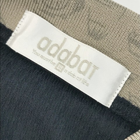 Yahoo!オークション - ADABAT アダバット 半袖ポロシャツ ブラック系 3...