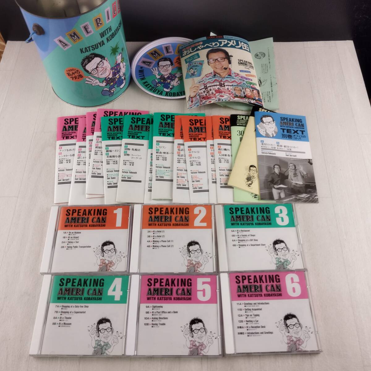 4U1 小林克也のおしゃべりアメリ缶 CD6枚セット 英会話 缶付(その他)｜売買されたオークション情報、yahooの商品情報をアーカイブ公開 - オークファン（aucfan.com）