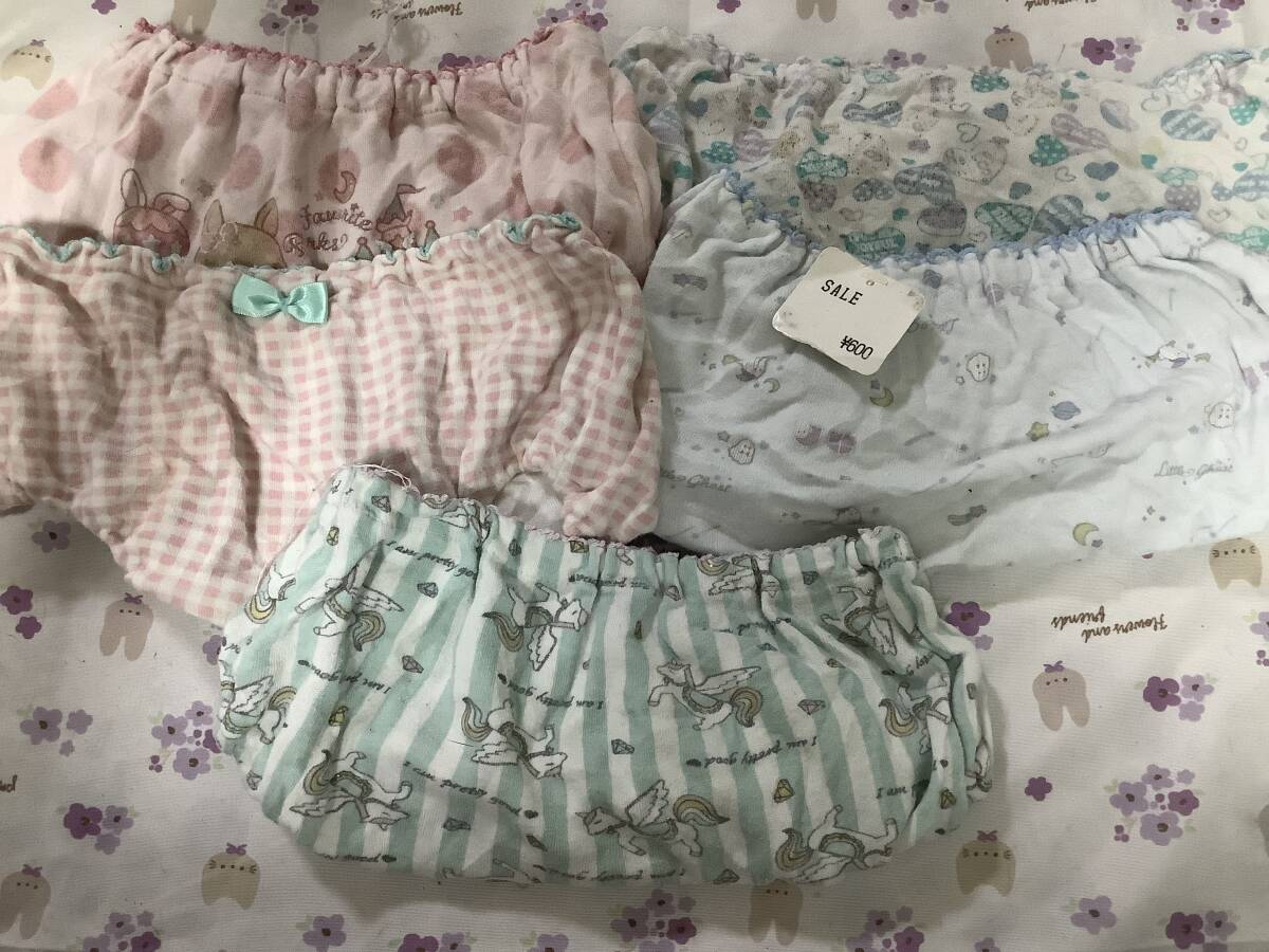 Yahoo!オークション - 新品サンプル品 120cm 5枚 ショーツ 女の子...