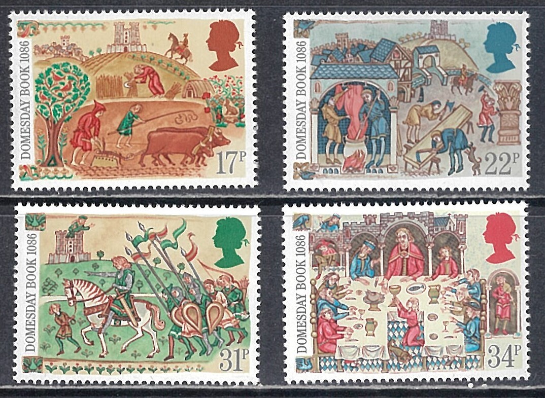 Yahoo!オークション - イギリス 1986年 #1145-8(NH) Domesday Book