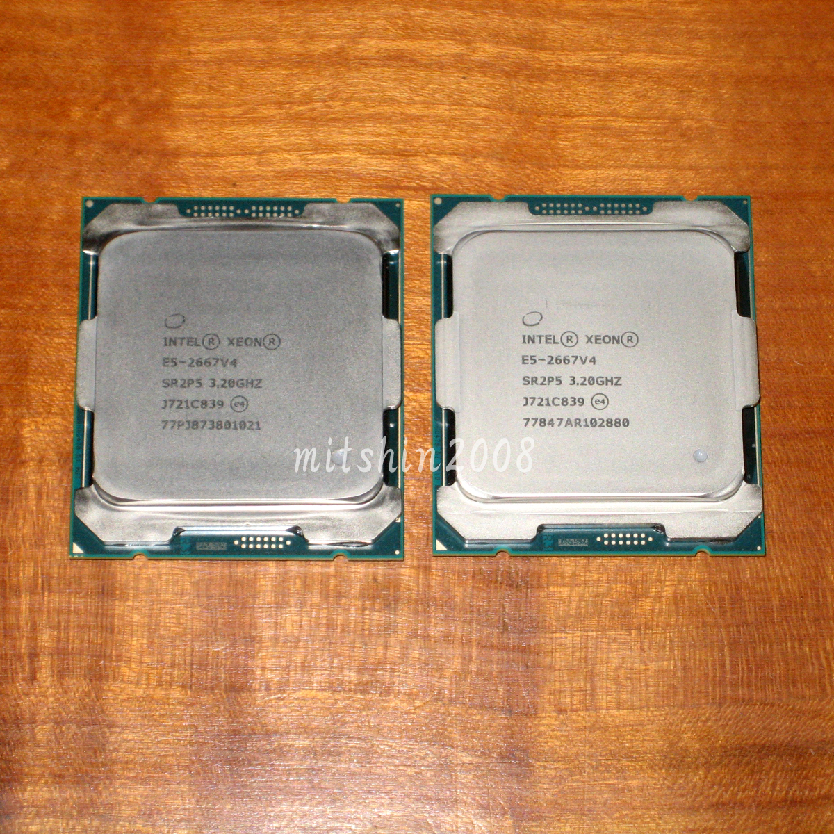 Yahoo!オークション - 【2個セット】Xeon E5-2667 v4 3.2GHz(TB 最大3....
