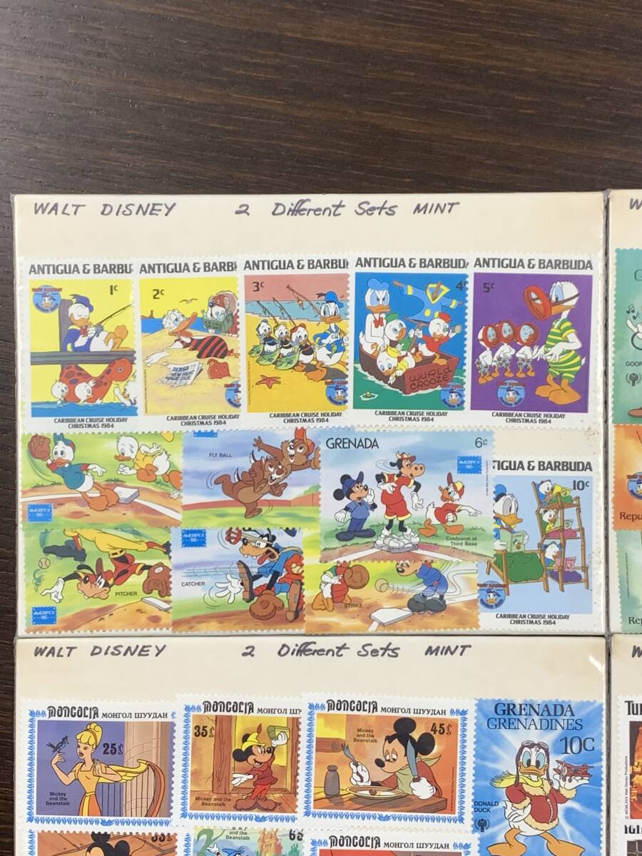 Yahoo!オークション - ＃3621 ディズニー 切手 外国 ミッキーマウス ミ...