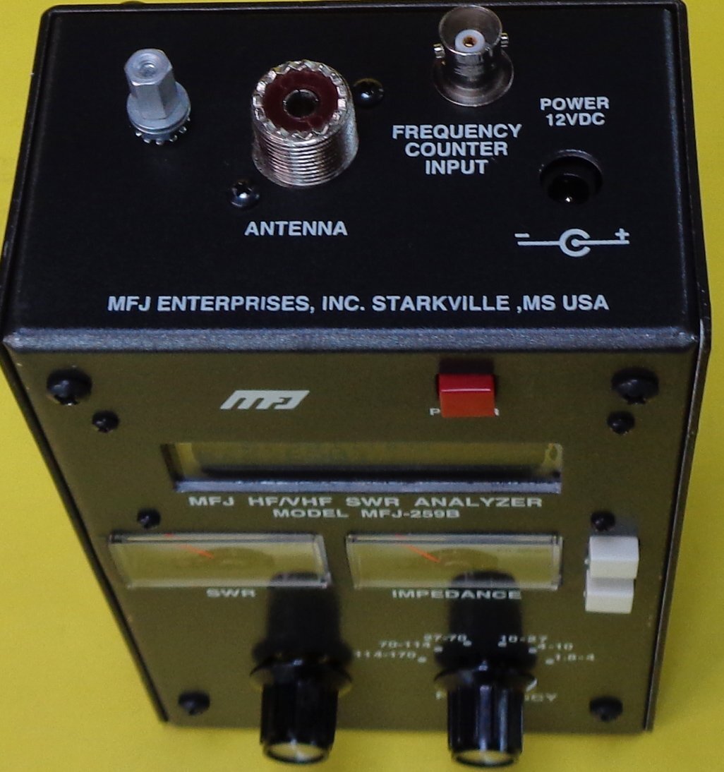 Yahoo!オークション - MFJ 1.8~170MHz SWRアナライザー MFJ-259B