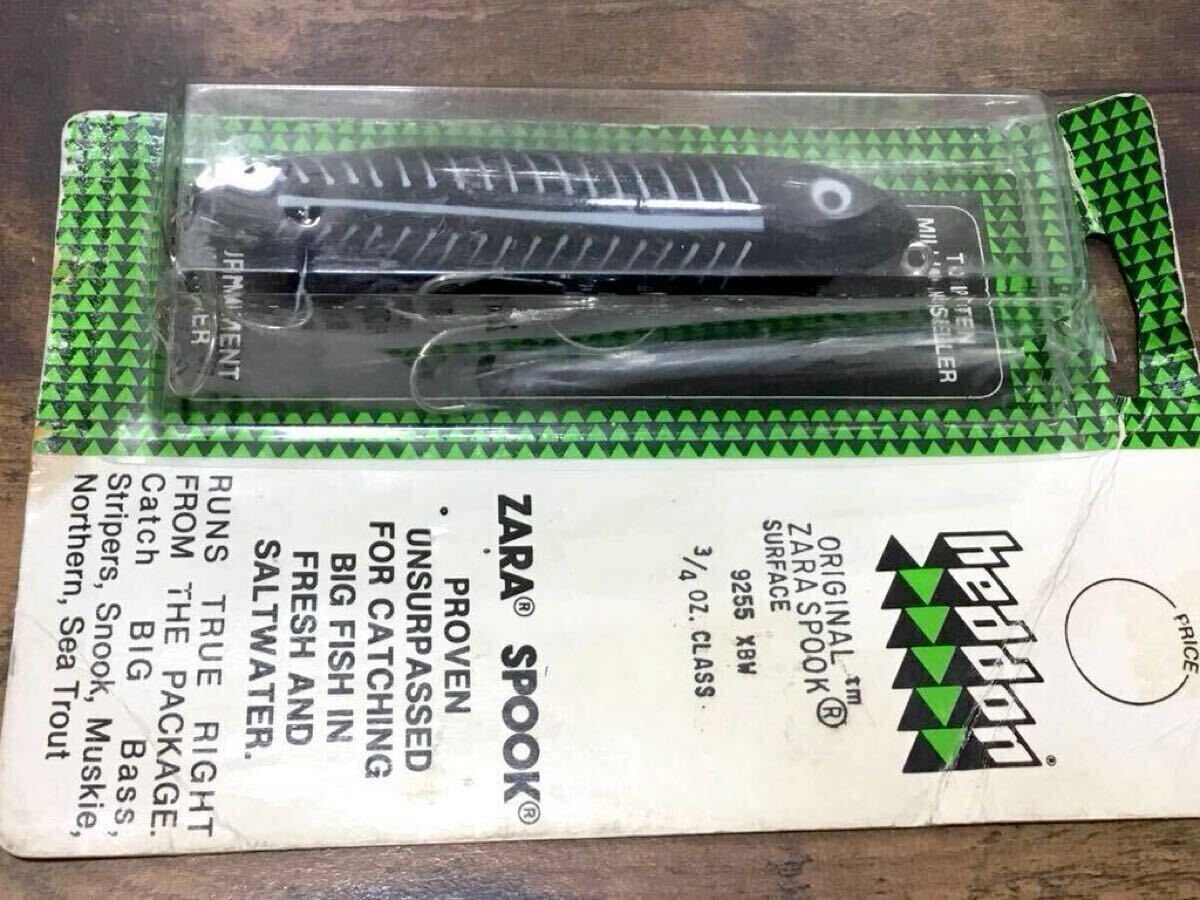 OLD/HEDDON/ZARA-SPOOK/3rd/縦割れ 吹き目/ソリザラ/3/4oz/XBW/No.9255/ /NIP/オールド/ヘドン/ザラスプーク/ オリザラ(ヘドン)｜売買された ...