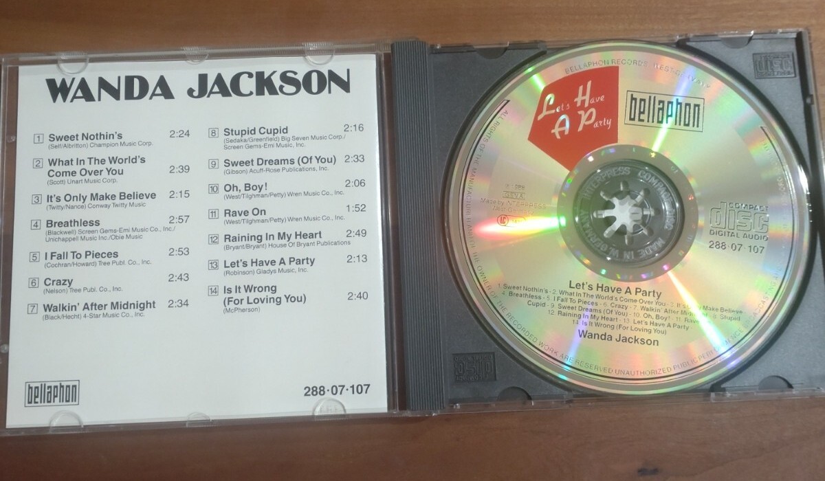Yahoo!オークション - LET`S HAVE A PARTY WANDA JACKSON 輸入盤CD ワ...