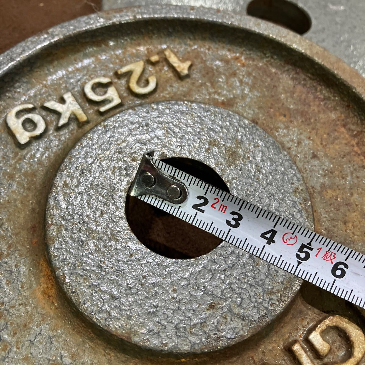 Yahoo!オークション - LM91514 IGNIO バーベル プレート 2枚 1.25kg ダ...