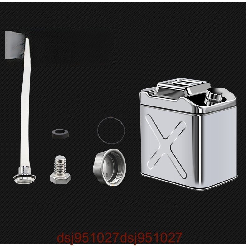 Yahoo!オークション - 15L 防災グッズ ステンレスガソリン携行缶 ガソ...