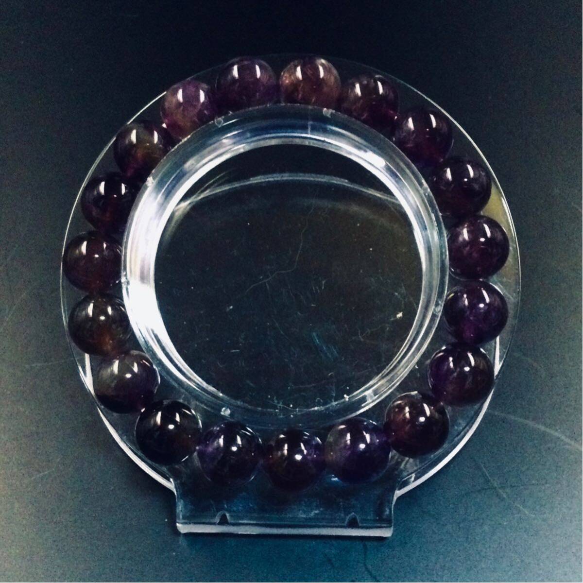 Yahoo!オークション - アメジスト 約1cm(±0.3)mm玉／内径約15cm管理番...