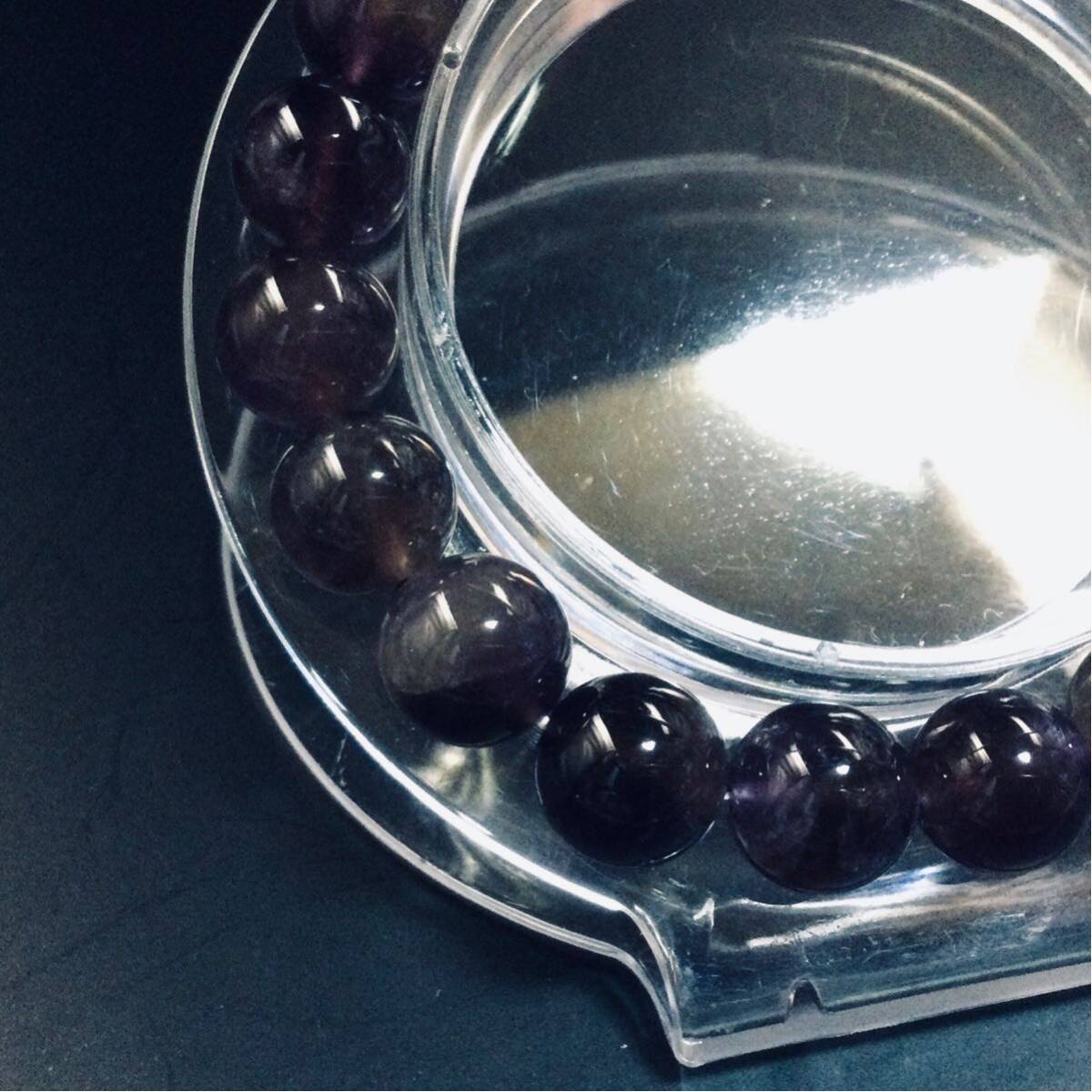 Yahoo!オークション - アメジスト 約1cm(±0.3)mm玉／内径約15cm管理番...