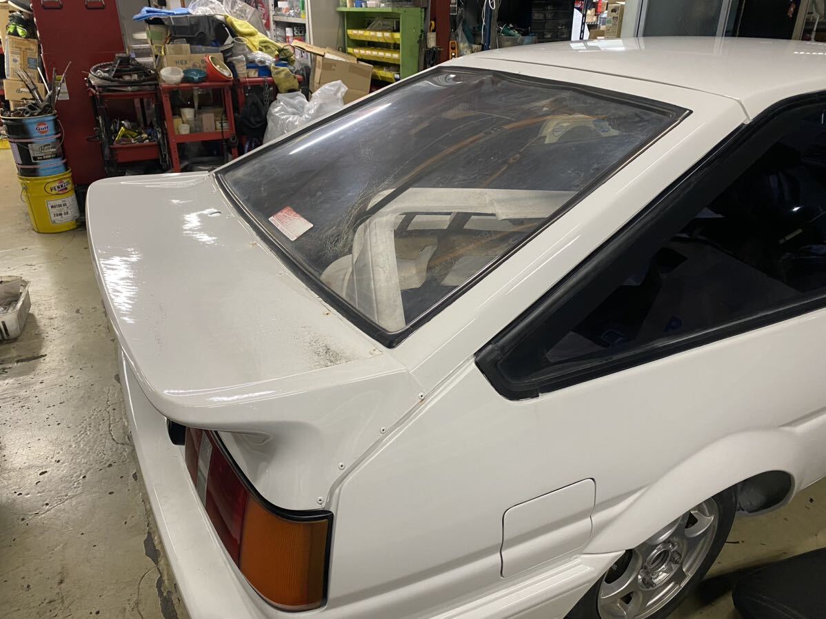 Yahoo!オークション - AE86 FRP リアハッチ リアゲート ウイング/アク...