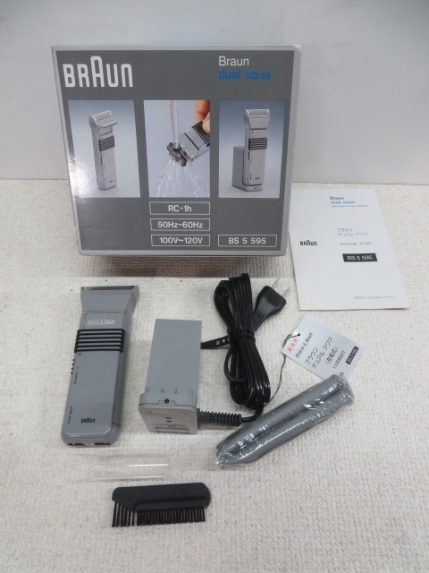 Yahoo!オークション - Braun BS 5 595 シェーバー dual aqua ブラウン...