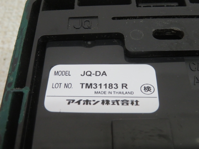 Yahoo!オークション - アイホン JQ-DA/JQ-1M テレビドアホンセット 親...