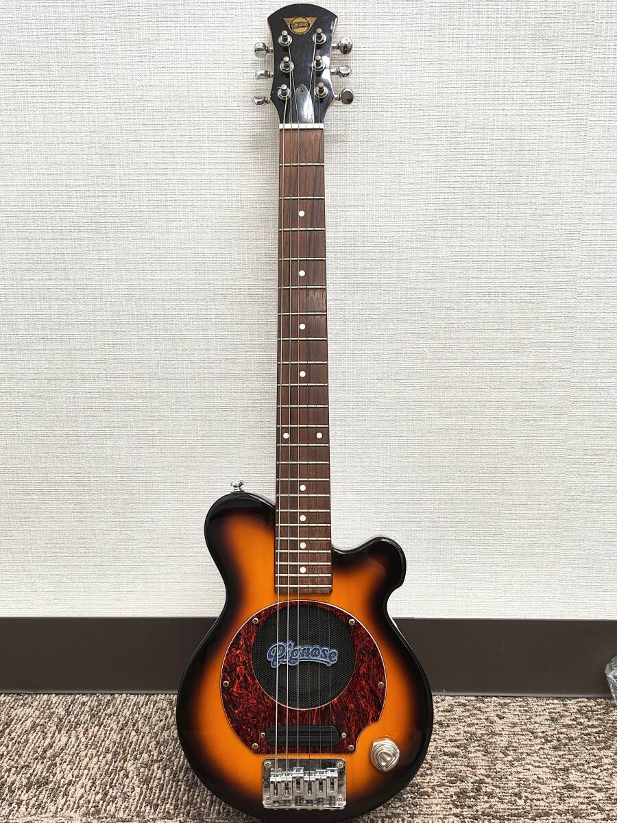 6977 未確認 現状品 Pignose / PGG エレキギター ピグノーズ アンプ内蔵 スピーカー ミニギター トラベルギター ソフトケースあり(本体)｜売買されたオークション情報 ...