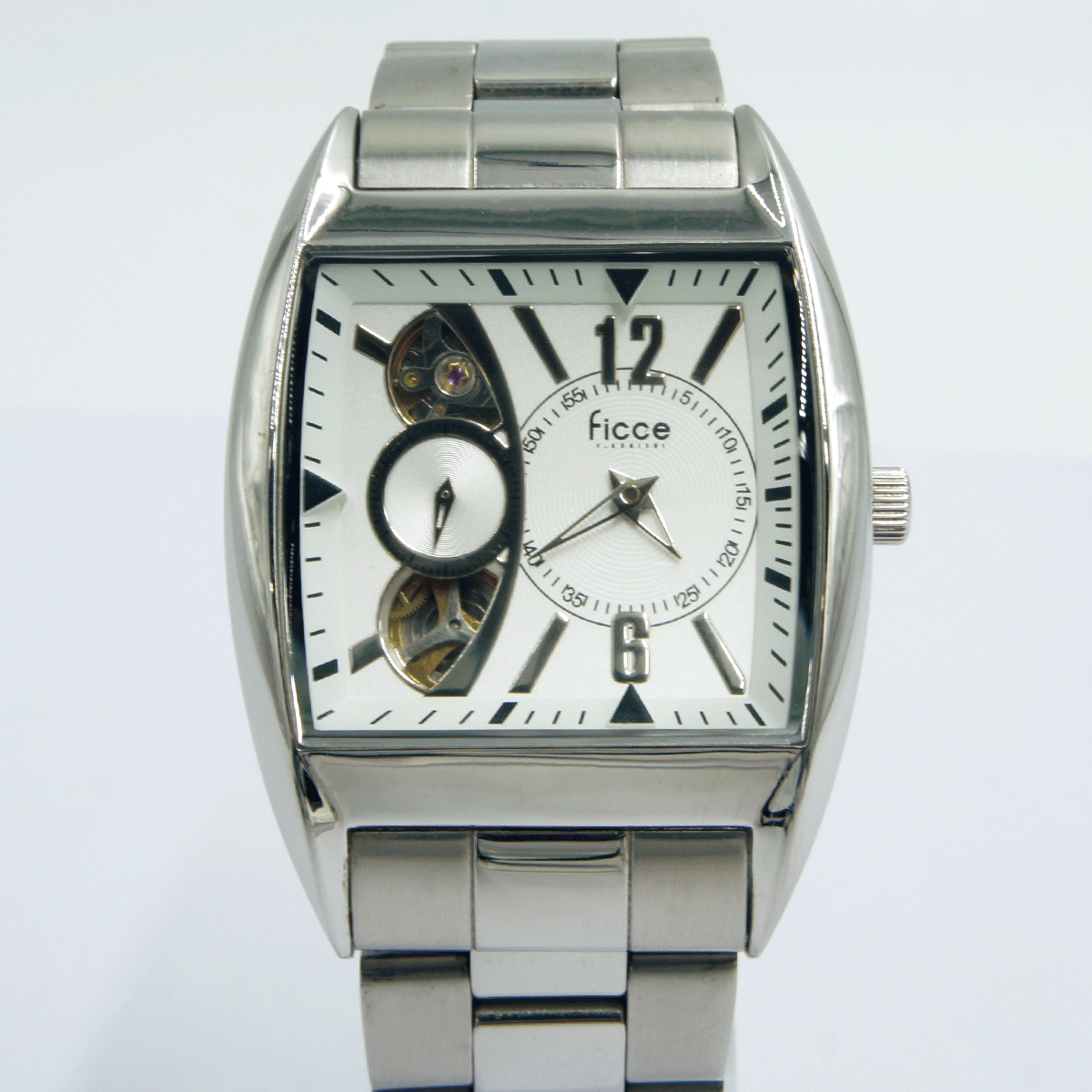 Yahoo!オークション - ficce（フィッチェ）時計 自動巻き スケルトン F...