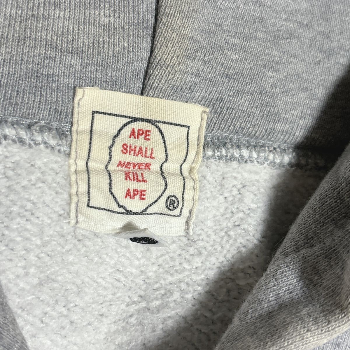 A BATHING APE エイプ ロゴ スウェット パーカー ビッグ A BATHING APE エイプ ロゴ スウェット パーカー ビッグ