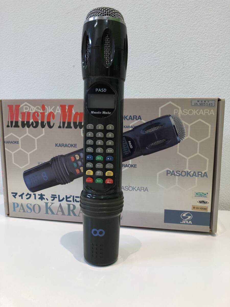 S.Y Music Mate カラオケ マイク PASOKARA PASO KARAOKE PASO-M400G 配線系欠品(カラオケ機器)｜売買されたオークション情報、yahooの商品情報を ...