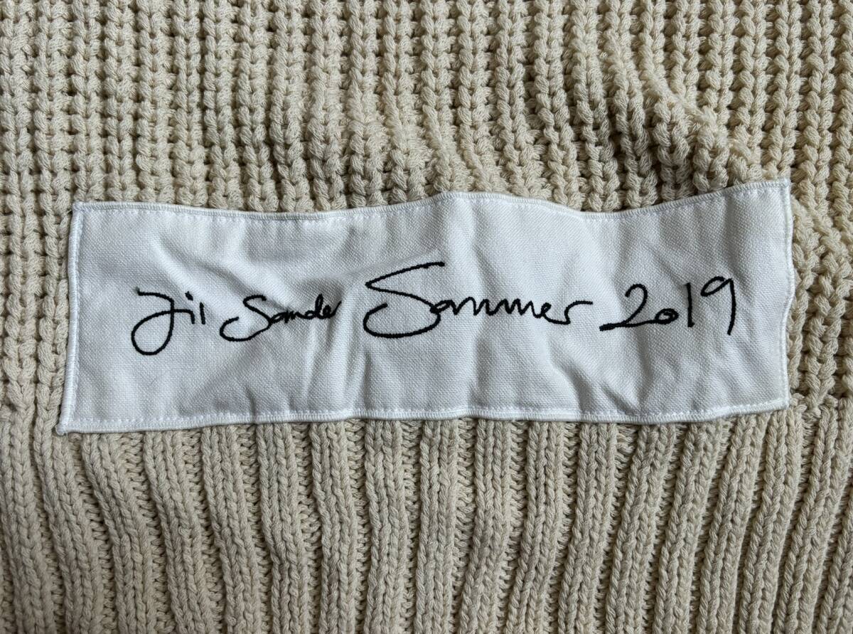 美品 19SS JIL SANDER ジルサンダー JSWO751304 ニット セーター 美品 19SS JIL SANDER ジルサンダー JSWO751304 ニット セーター