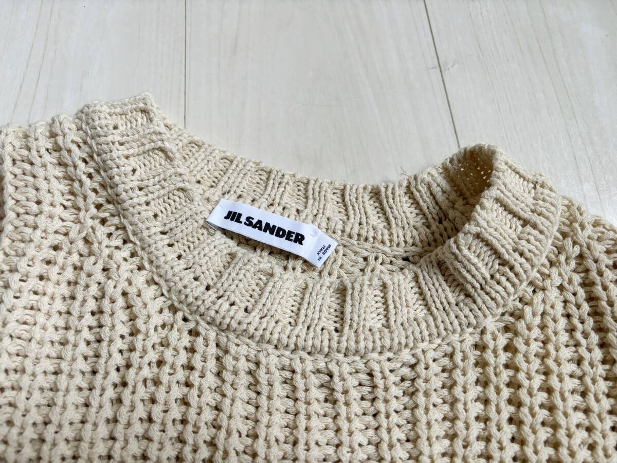 美品 19SS JIL SANDER ジルサンダー JSWO751304 ニット セーター 美品 19SS JIL SANDER ジルサンダー JSWO751304 ニット セーター
