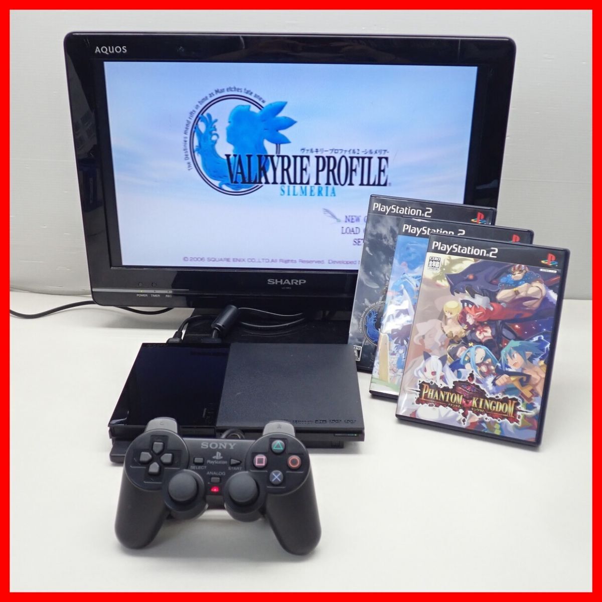 Yahoo!オークション - 動作品 PS2 プレステ2 薄型 本体 SCPH-90000 チ...