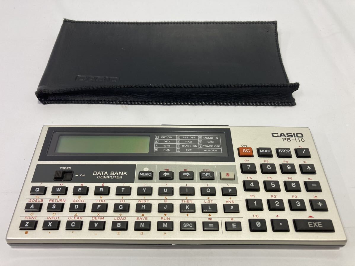 Yahoo!オークション - CASIO ポケットコンピュータ PB-110 ジャンク出...