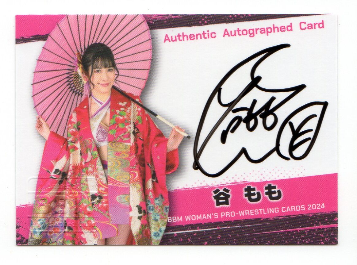 Yahoo!オークション - kk 046/100【谷もも】2024 BBM 女子プロレス 直...
