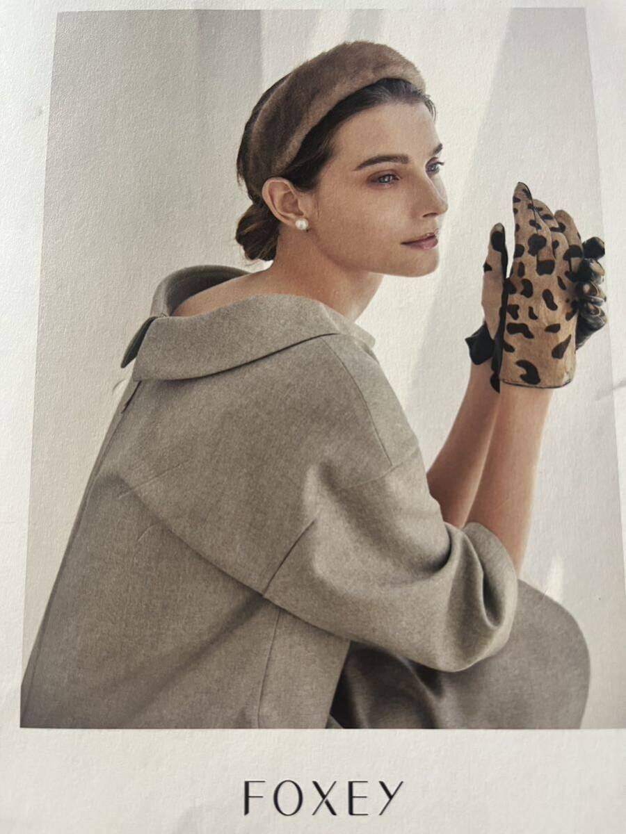 Yahoo!オークション - FOXEY フォクシー Two-way Flannel Dress ネイビ...