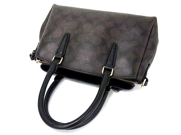 Yahoo!オークション - 1円 COACH コーチ F29434 シグネチャー PVC 2WAY...