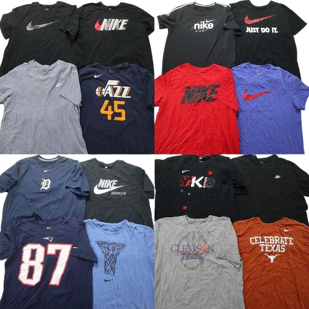 古着卸 まとめ売り ナイキ 半袖Tシャツ 16枚セット メンズ XL /2XL プロチーム NBA MLB NFL ペイトリオッツ MU9103 1円スタート(XLサイズ以上)｜売買された ...
