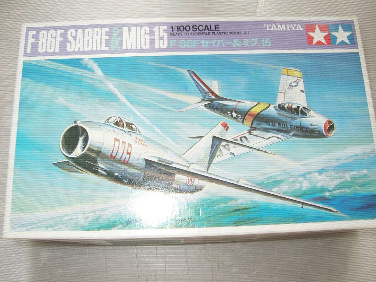 Yahoo!オークション - 1/100 タミヤ F-86F & MIG-15 2F-2