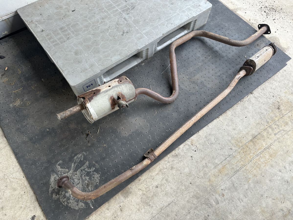 Yahoo!オークション - 管(681 PK10 パオ フロントパイプ リアマフラー ...