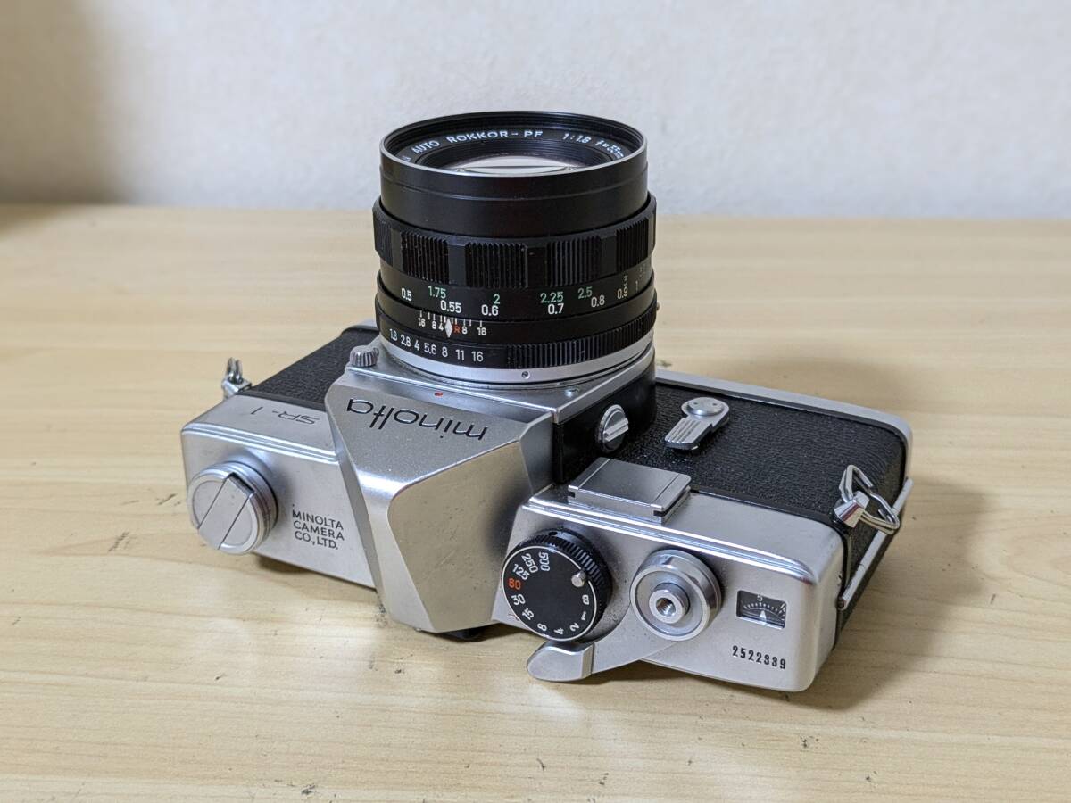 193 ミノルタ minolta SR-1/AUTO ROKKOR-PF F1.8 55mm(ミノルタ)｜売買されたオークション情報、yahooの商品情報をアーカイブ公開 - オークファン ...
