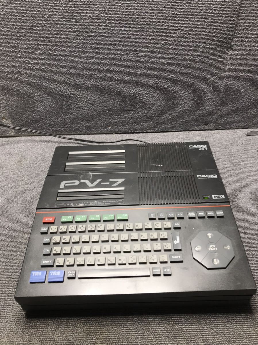 Yahoo!オークション - 【CV0605】CASIO MSX本体 KB-7 MSX/ PV-7
