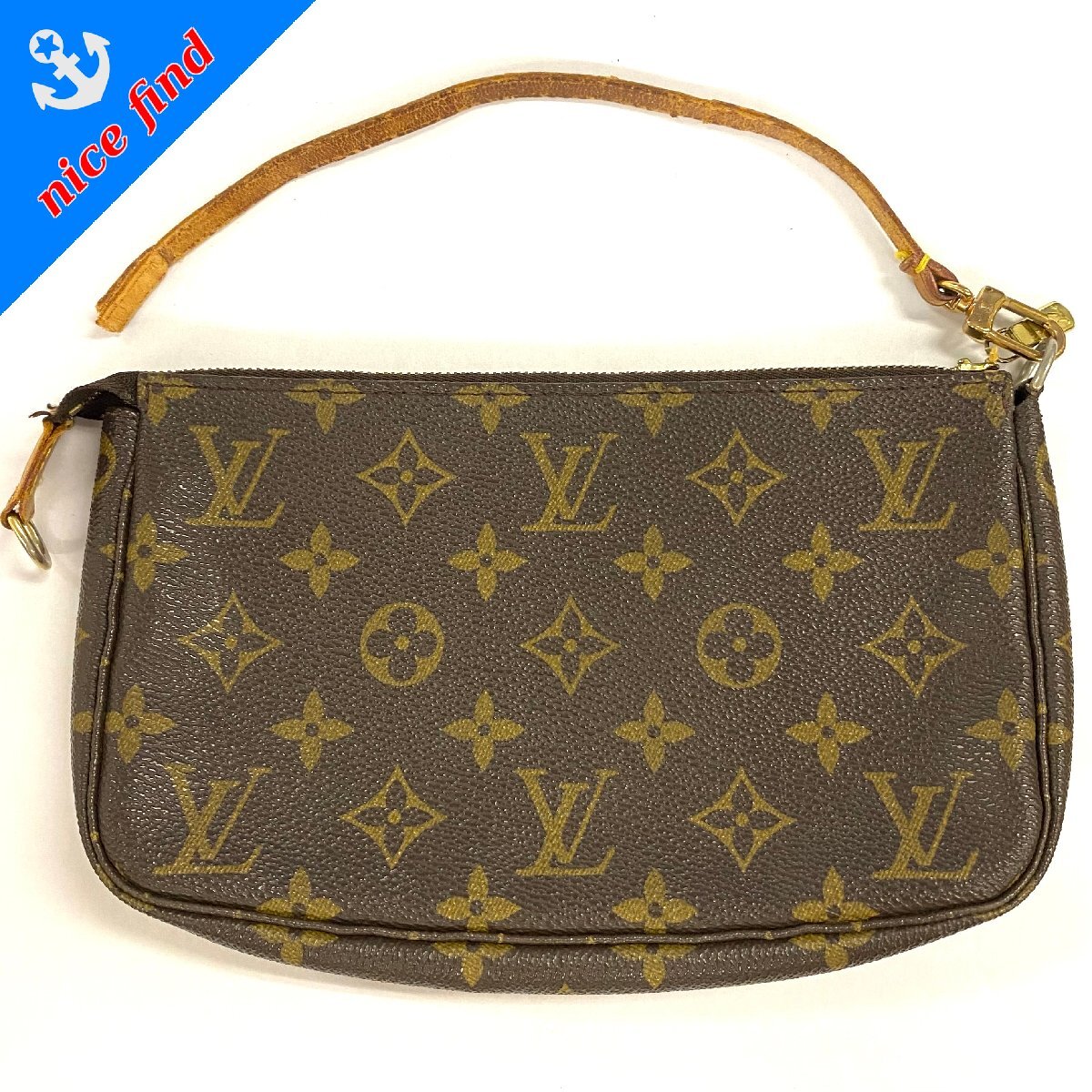 ルイ ヴィトン LOUIS VUITTON モノグラム ポシェット アクセソワール M51980 ポーチ ハンドバッグ ブラウン PVC レザー レディース(ポーチ)｜売買されたオークション ...