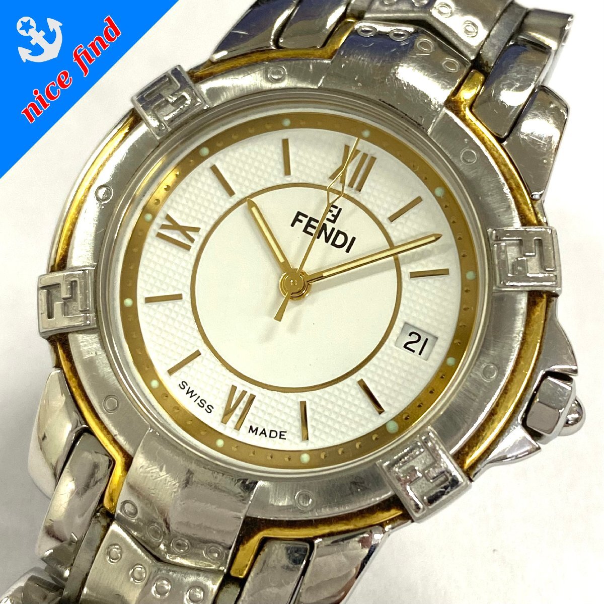 Yahoo!オークション - フェンディ FENDI オロロジ orologi 3500G クォ...