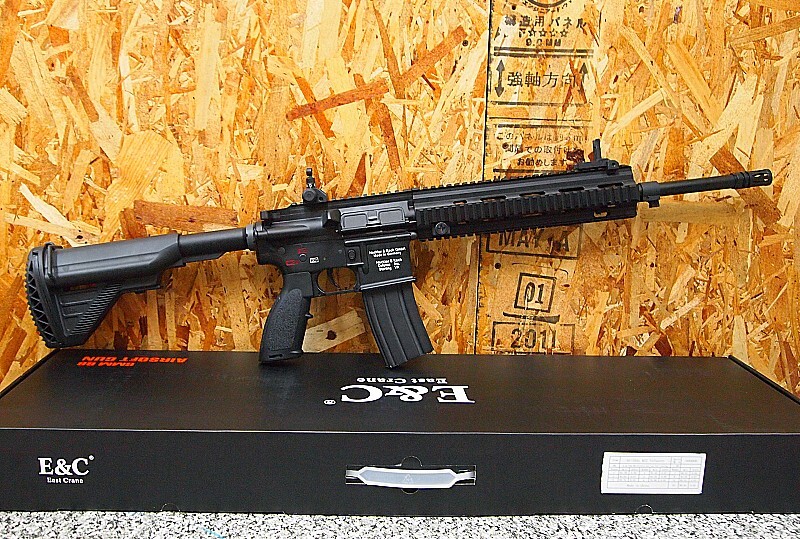 Yahoo!オークション - E&C 電動ガン H&K Hk416 M27 IAR 電子トリガー搭...