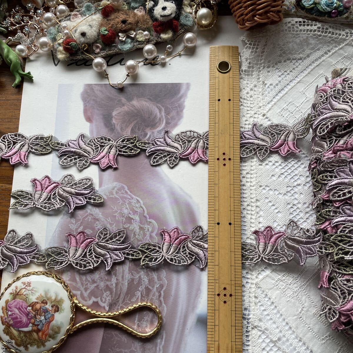 Yahoo!オークション - 1m チュールレース P8-2